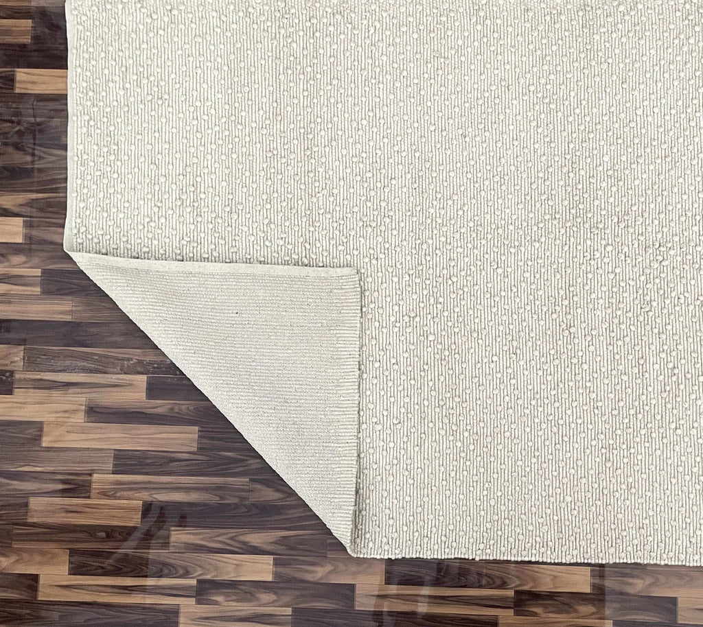 Flock Cream Hand Woven Wool Rug | Star Rugs